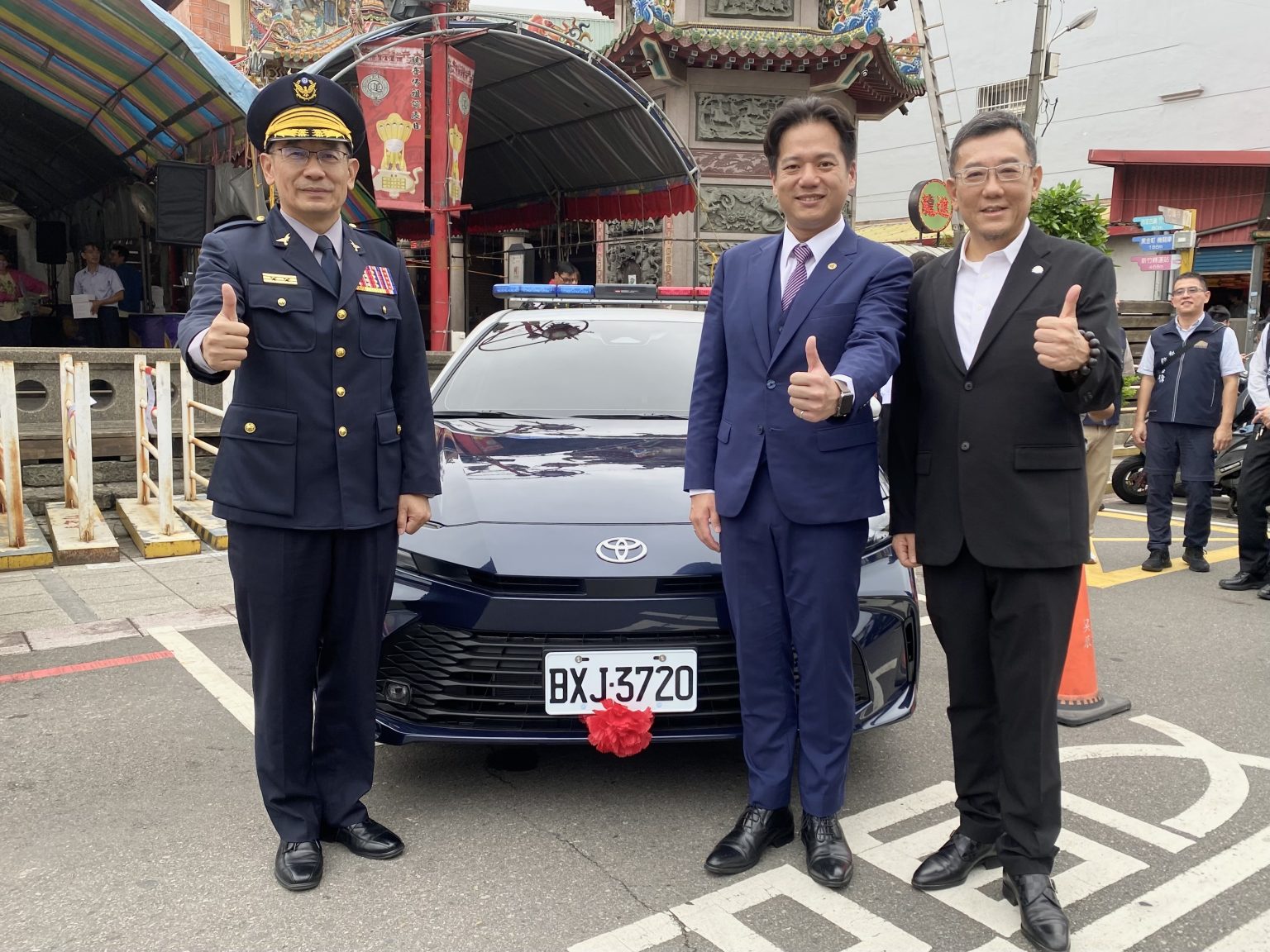 竹蓮寺再捐3部偵巡車輛給竹市警局 累計捐贈近三千萬 | 中華日報|中華新聞雲